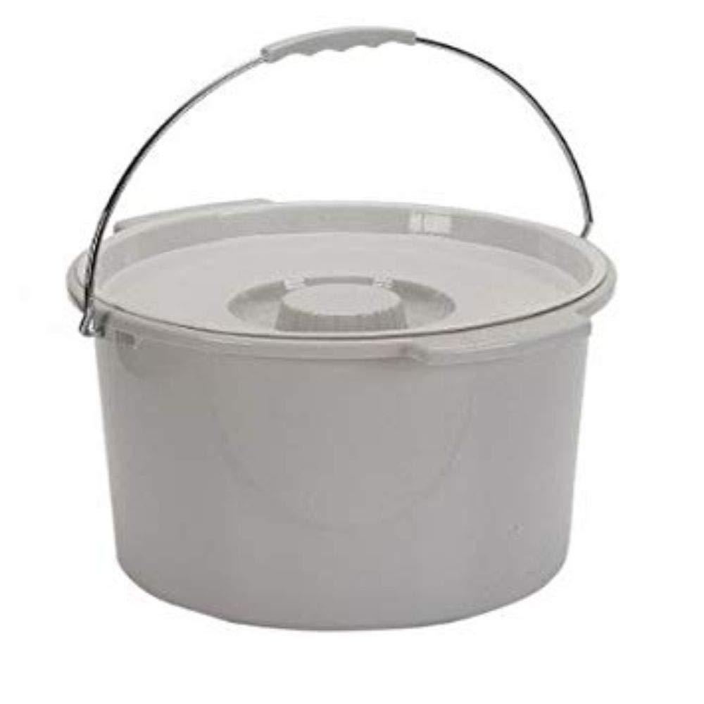 Drive Medical Commode Bucket with Metal Handle and Cover - Essential ...