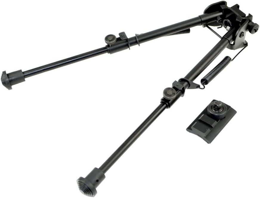 Sniper BP08 Compact Precision Bipod - Black | Spring Loaded Legs