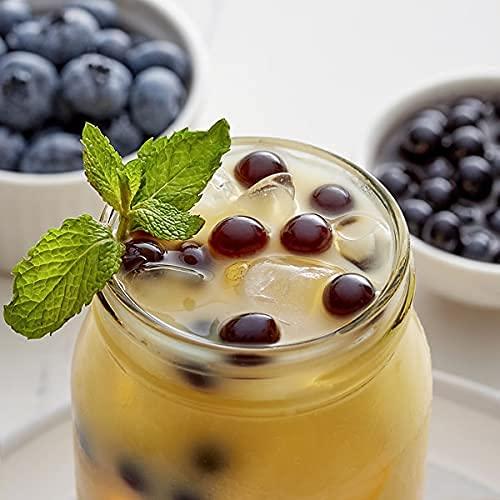BLUEBERRY Popping/Bursting Boba Pearls/Boba Bombs Dessert Topping by ...