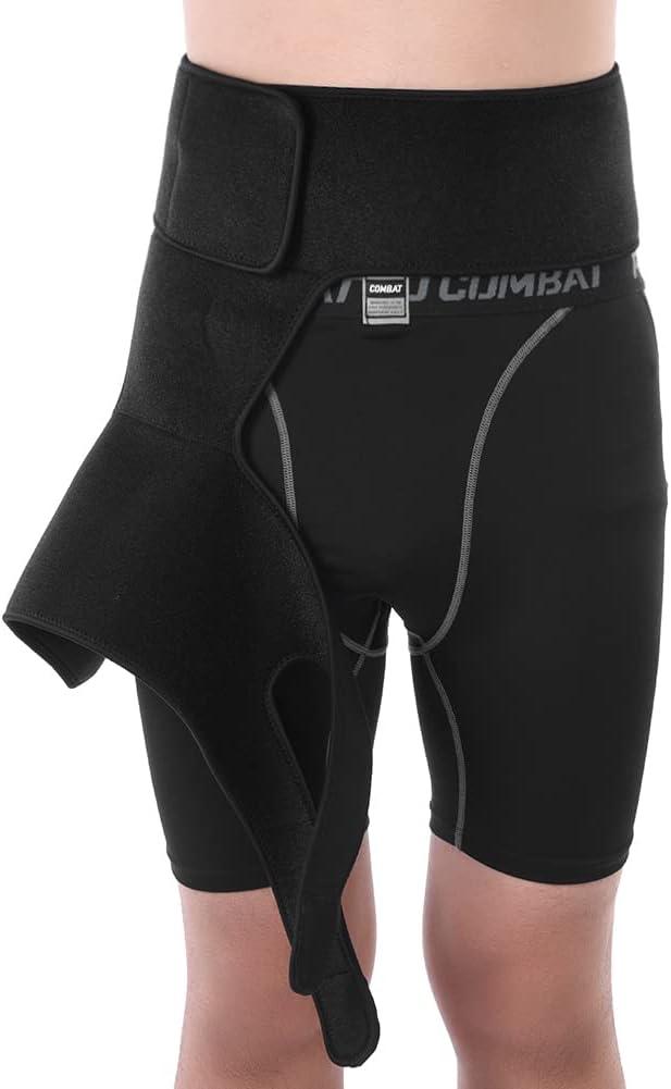 Adjustable Thigh & Hip Brace Support for Muscle Strain Prevention ...
