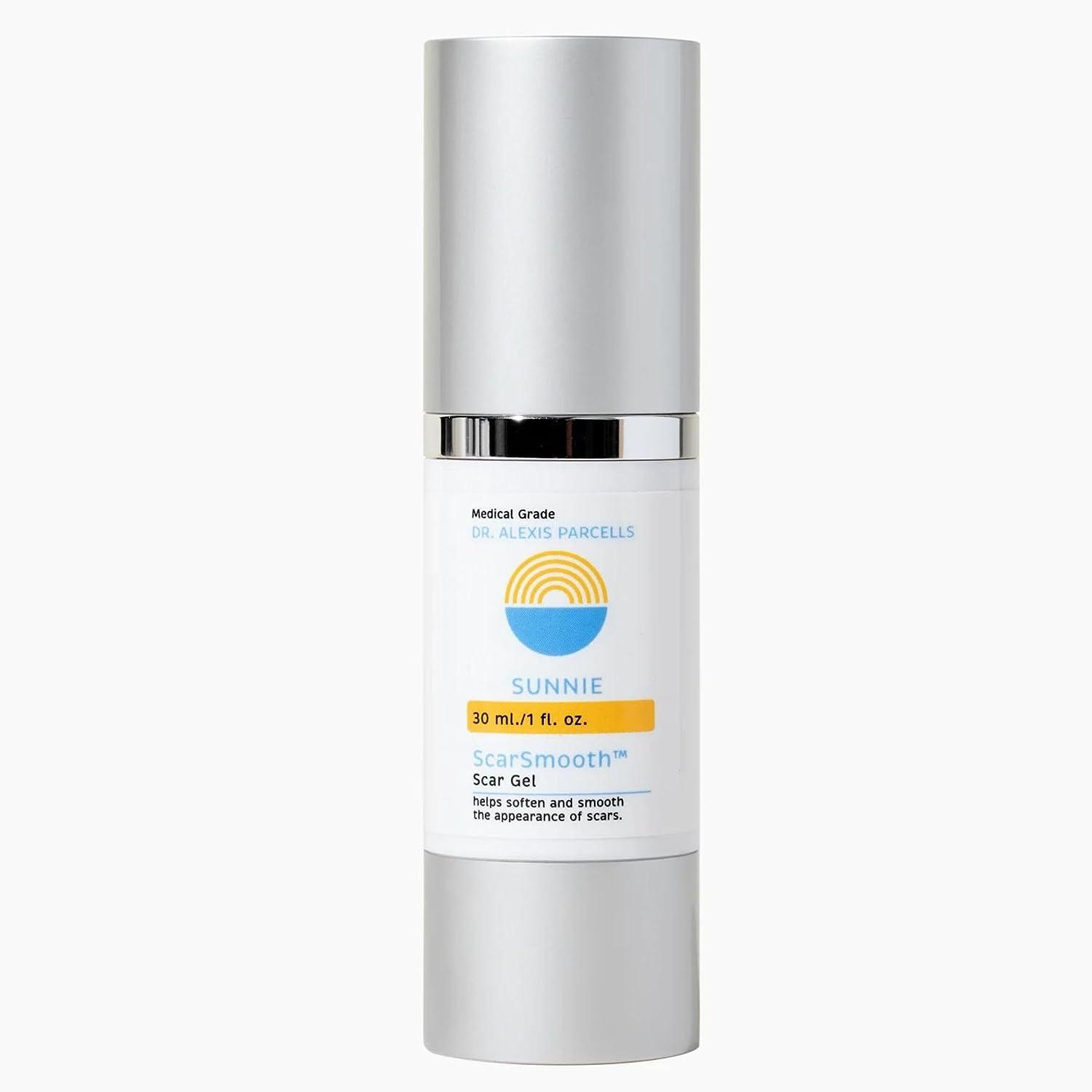 SUNNIE ScarSmooth Pro Kit - Advanced Scar Gel, Silicone Tape & 24K Gold ...