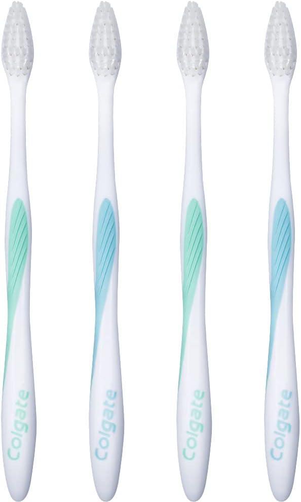 Colgate Wave Sensitive Toothbrush Compact Soft (Pack of 4) - Assorted ...