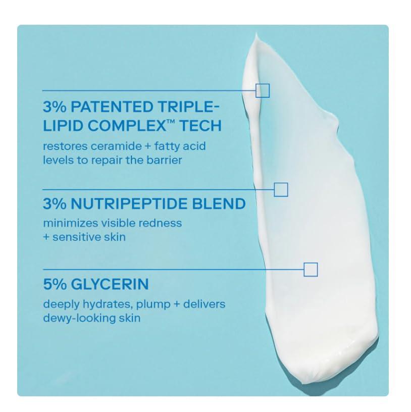 Skinfix Barrier+ Triple Lipid-Peptide Refillable Face Cream 1.7 oz ...
