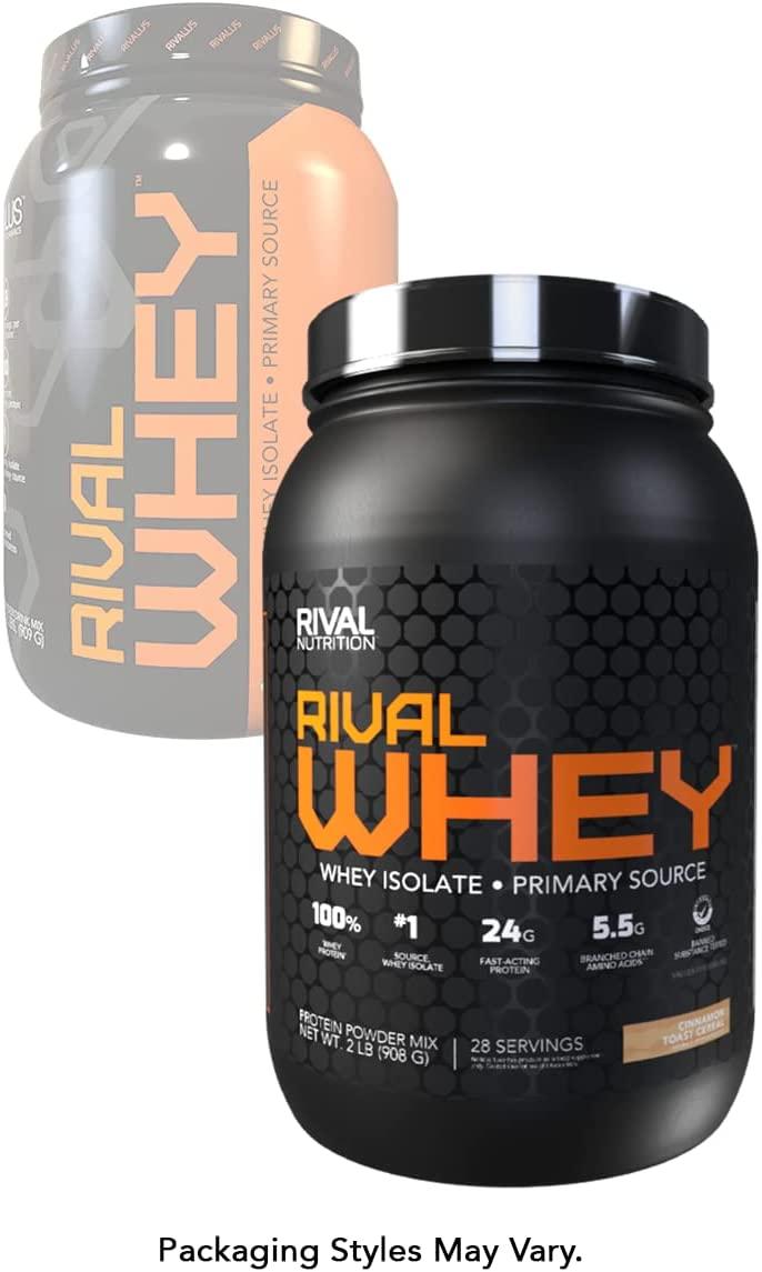 Rivalus Rivalwhey Cinnamon Toast 2lb - Whey Protein Isolate with BCAAs ...