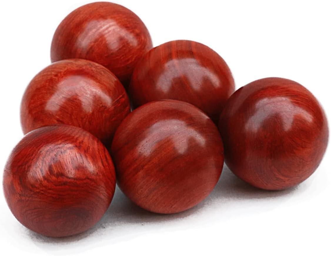 Fomiyes 4-Piece Wooden Massage Ball Set - Chinese Baole Balls for ...