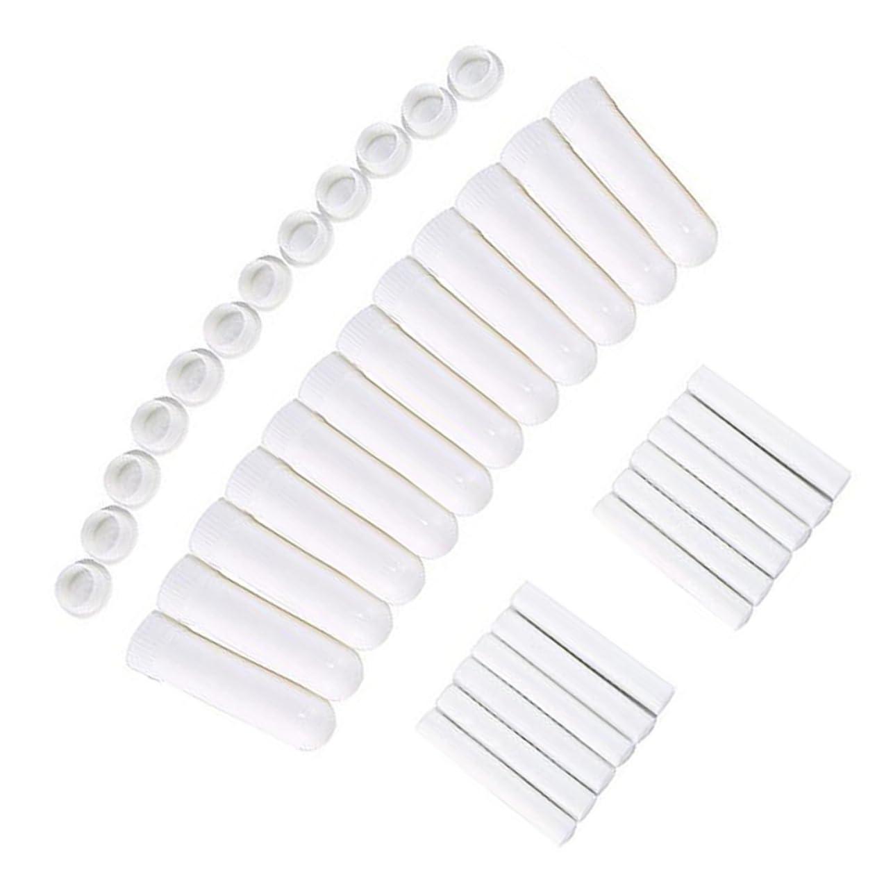 Healeved Refillable Inhaler Tubes 12 Sets Inhaler Tubes for Essential ...