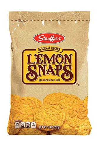 Stauffer Lemon Snaps Original 14 Oz - Delicious Lemon Cookies - 1 Pack ...