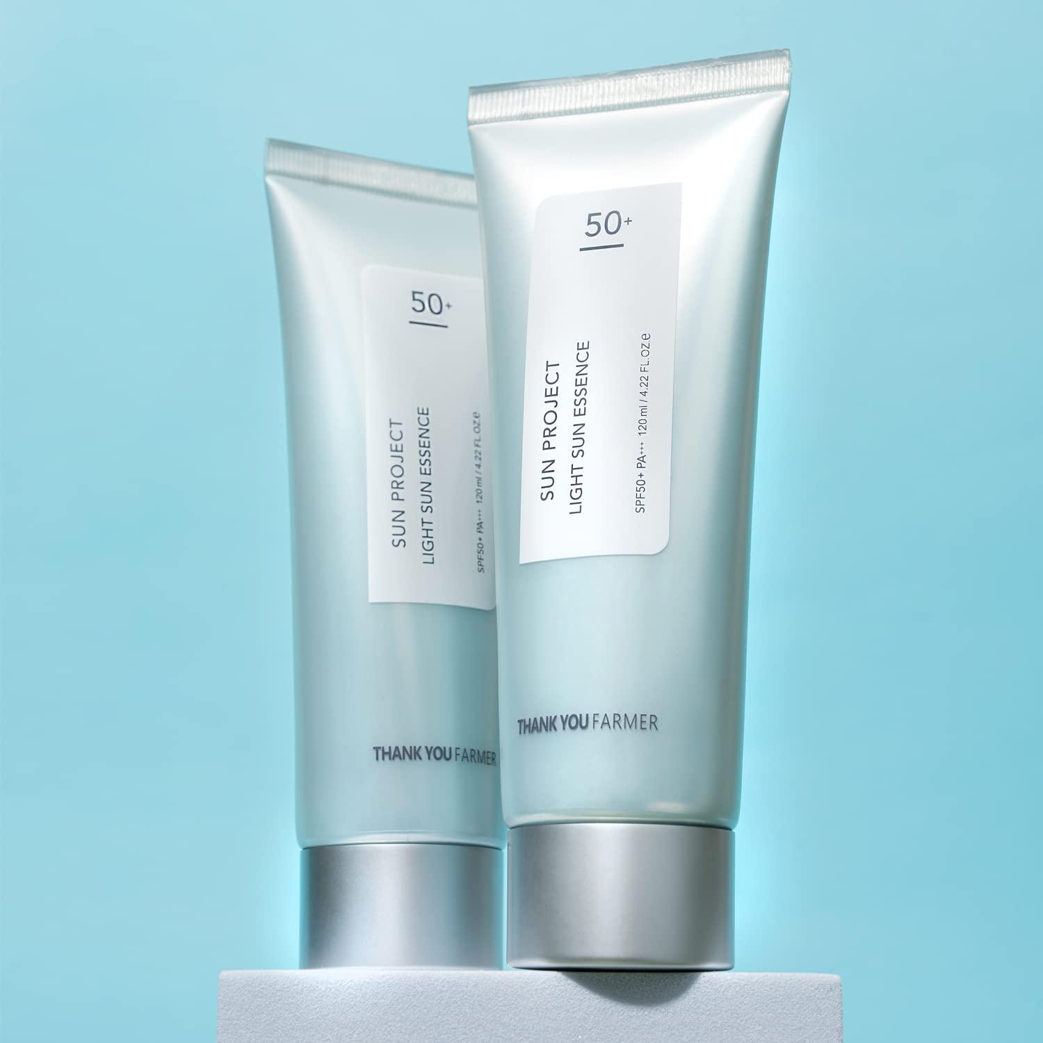 THANKYOU FARMER Sun Project Light Sun Essence 4.22 Fl Oz (120ml ...