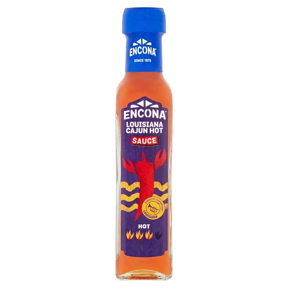 Encona Louisiana Cajun Hot Sauce 142ml-Food | Buy Now with Express ...