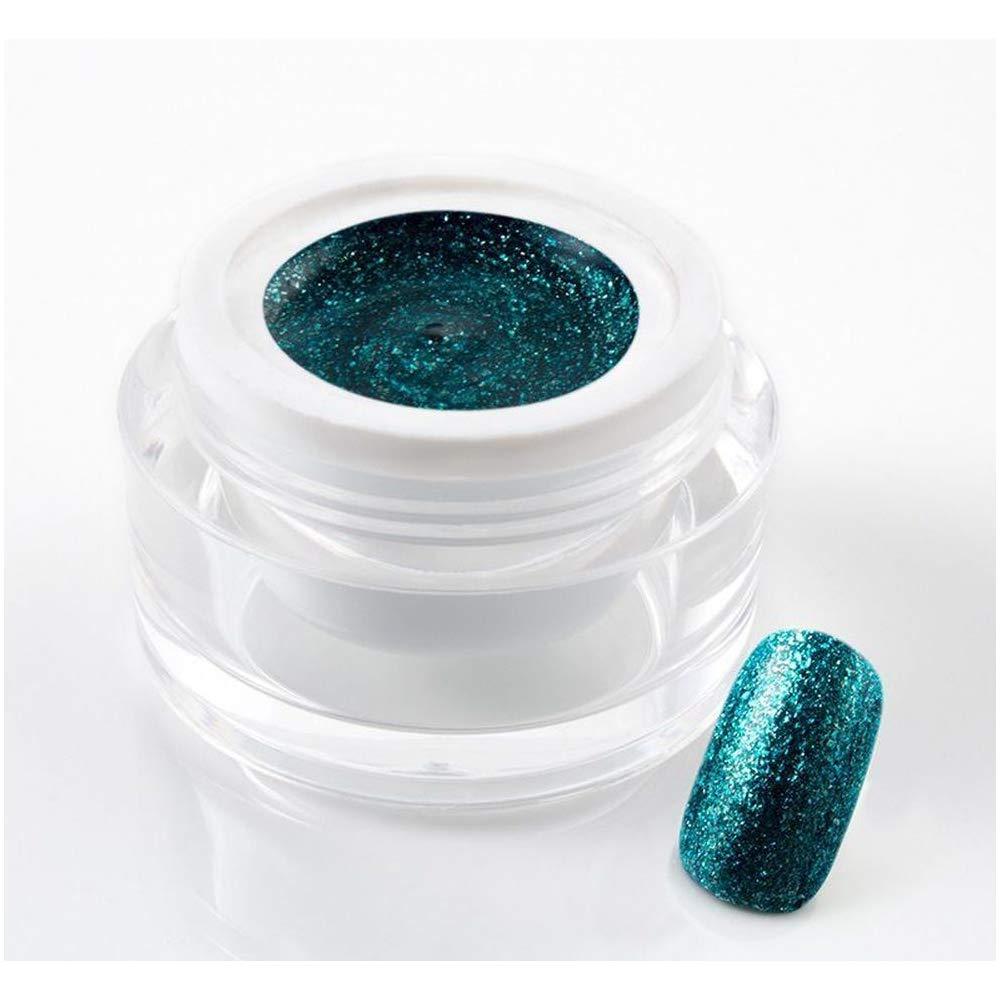 Buy 5 ml Exclusive UV Color Gel in Glitter Glamour Turquoise | High ...