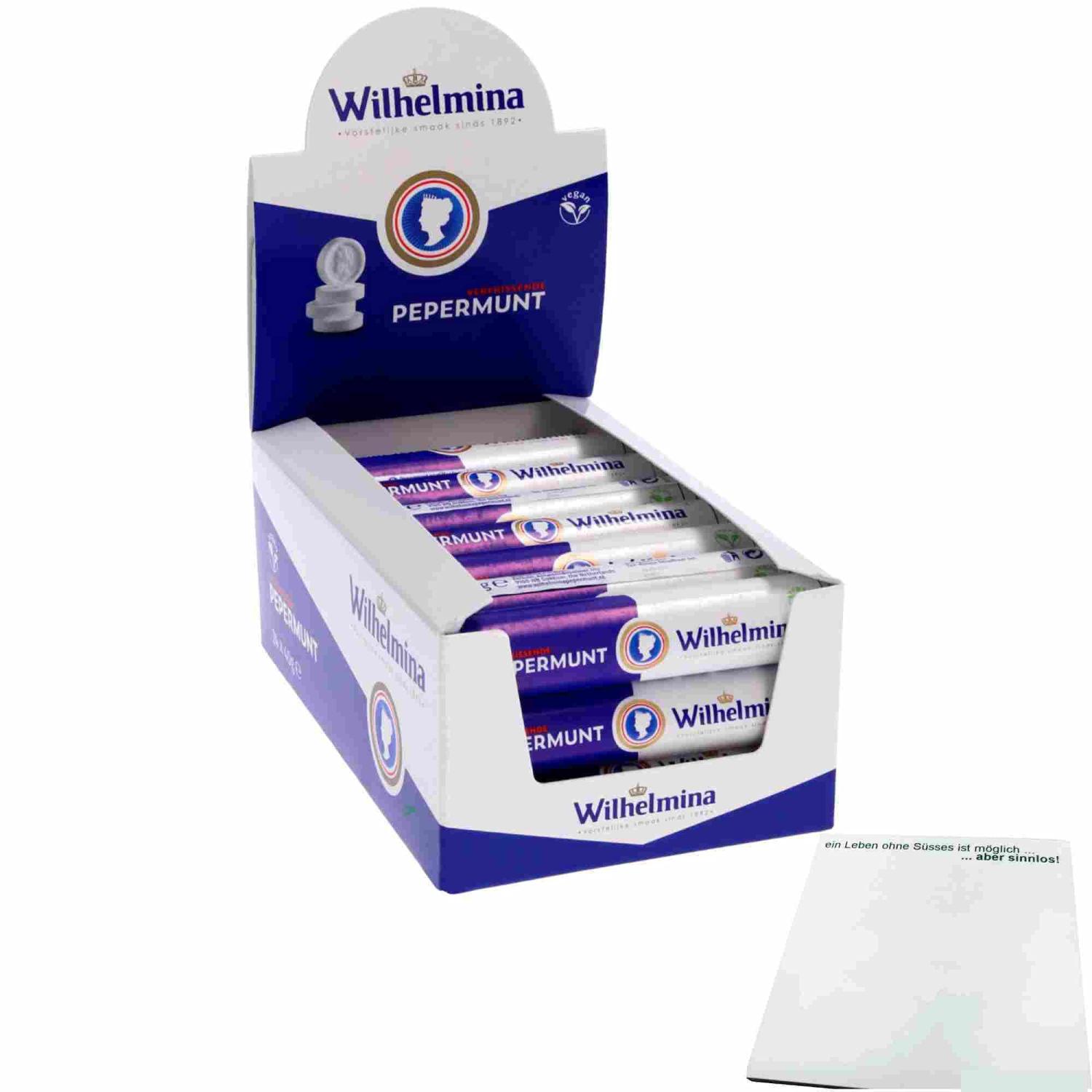 Buy Wilhelmina Pepermunt Pastilles (24x40g Rolls) - Premium Peppermint ...