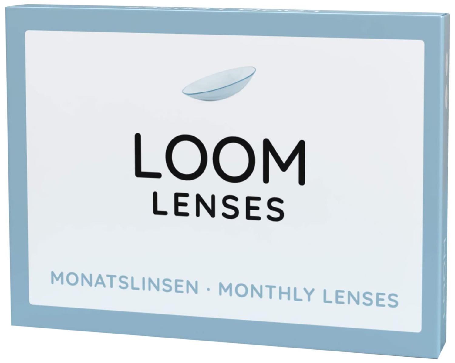 Buy Loom Monthly Soft Contact Lenses - 3 Pieces BC 8.6 Dia 14.2 -1.00 ...