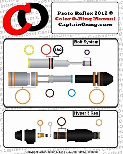 Captain O-Ring Proto Reflex 3X Oring Rebuild Kit - Color Coded for Easy Maintenance | Buy Now ...