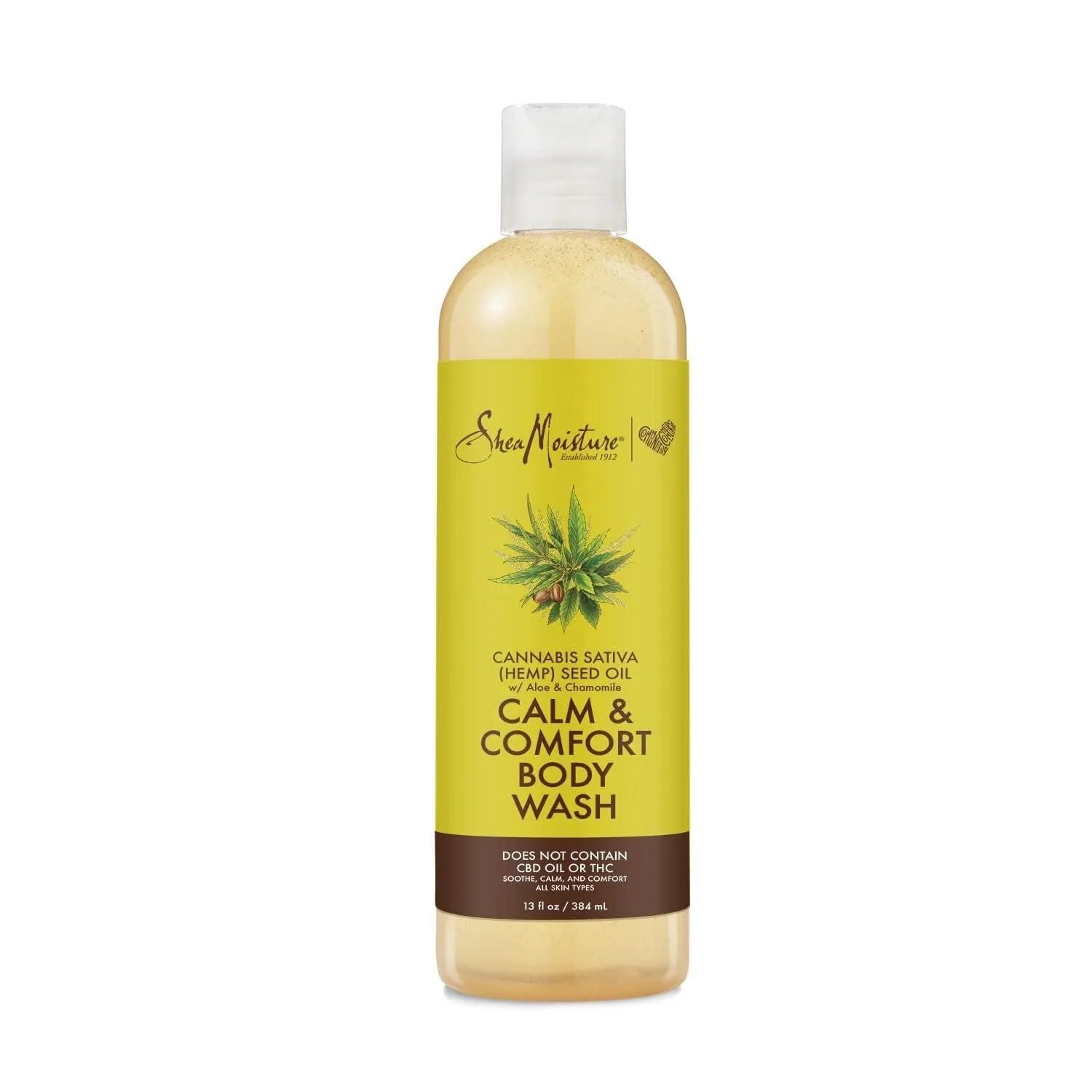 SheaMoisture Hemp Calm Body Wash - 13 Fl Oz | Soothing & Nourishing for ...