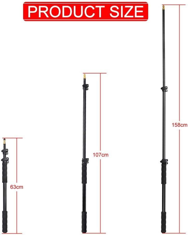 Fotoconic 62 158cm Portable Light Stand Pole for Studio LED Panel ...