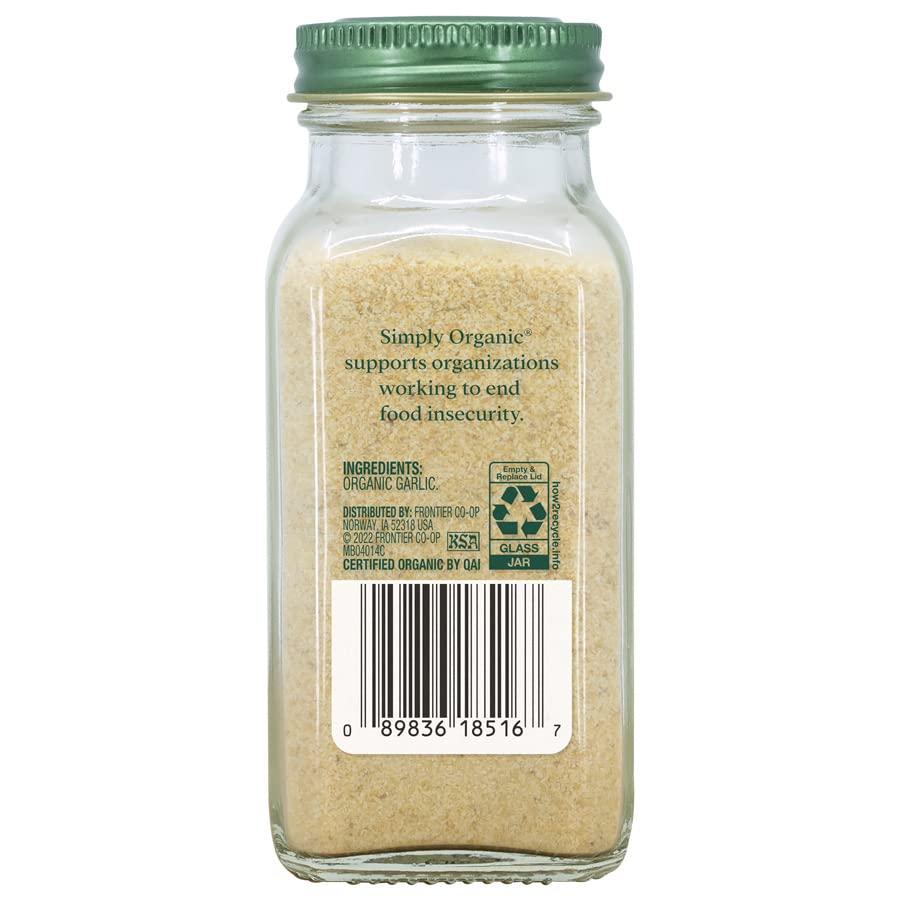 Simply Organic Garlic Salt - Certified Organic Seasoning (4.7 oz) | Buy ...