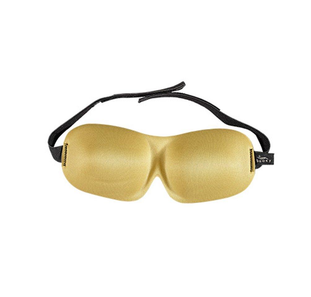 Bucky 40 Blinks Ultralight Sleep Mask - Gold | Comfortable Eye Cover ...