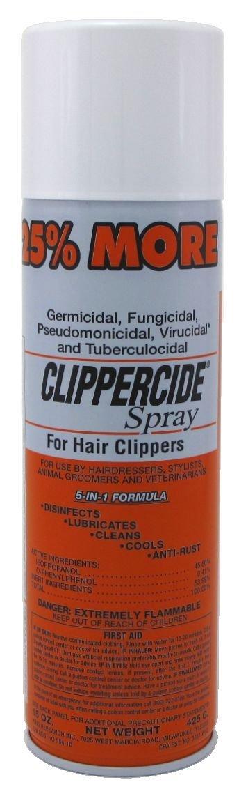 Clippercide 72130 Aerosol Spray 15oz - Professional Grade Disinfectant ...