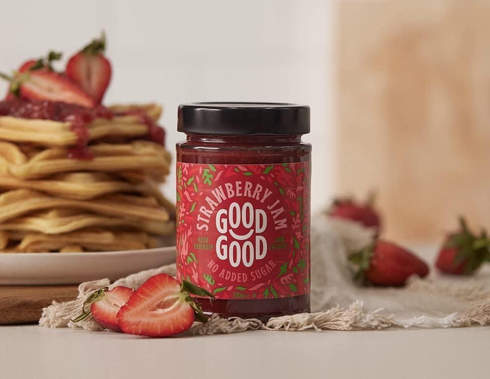 GOOD GOOD Belgian Choco Hazel & Strawberry Jam - Keto Friendly Variety ...