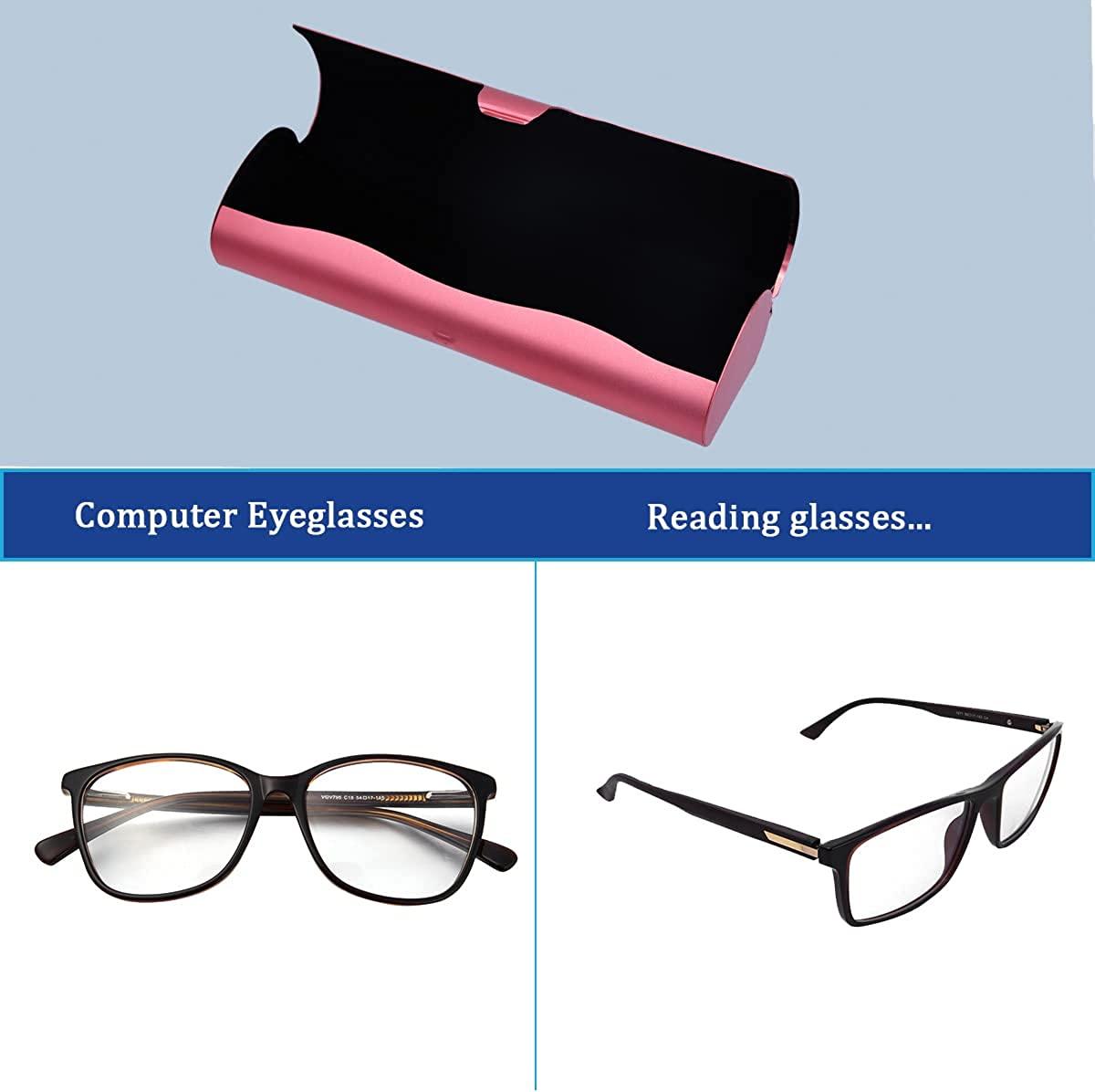 Philley Aluminum Myopia Glasses Case - Ultra-Light Hard Case in Red ...