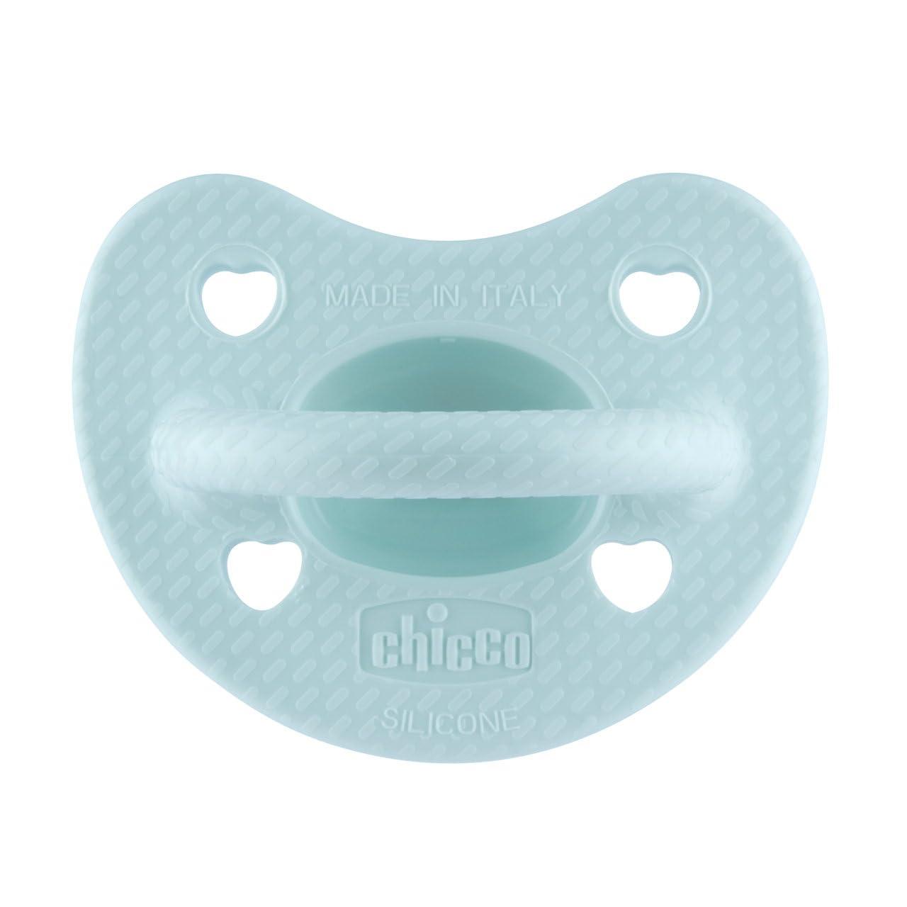 Chicco Physioforma Luxe Silicone Pacifier 6-16m - Gray-Blue 2 Pack ...