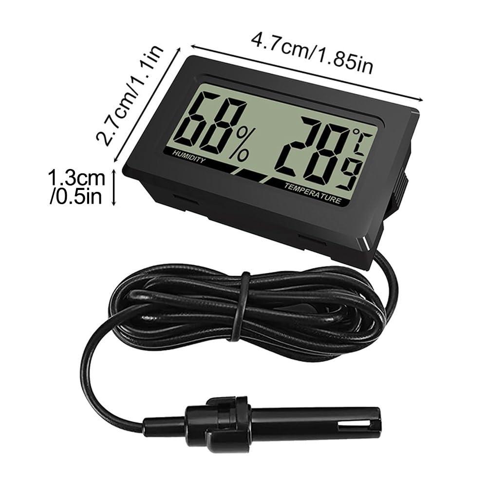Mini Digital Reptiles Thermometer Hygrometer | Accurate Temperature ...