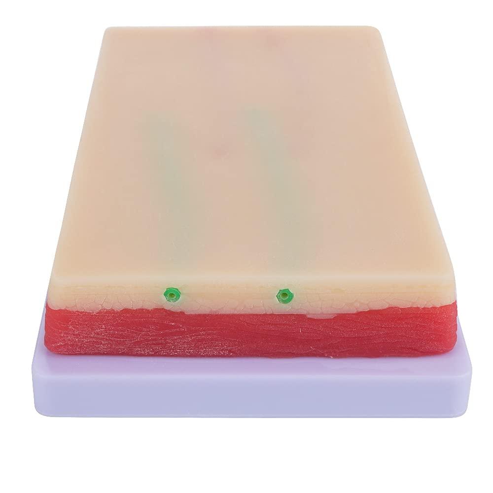 4 Pcs Venipuncture IV Injection Training Pad - Silicone Human Skin ...