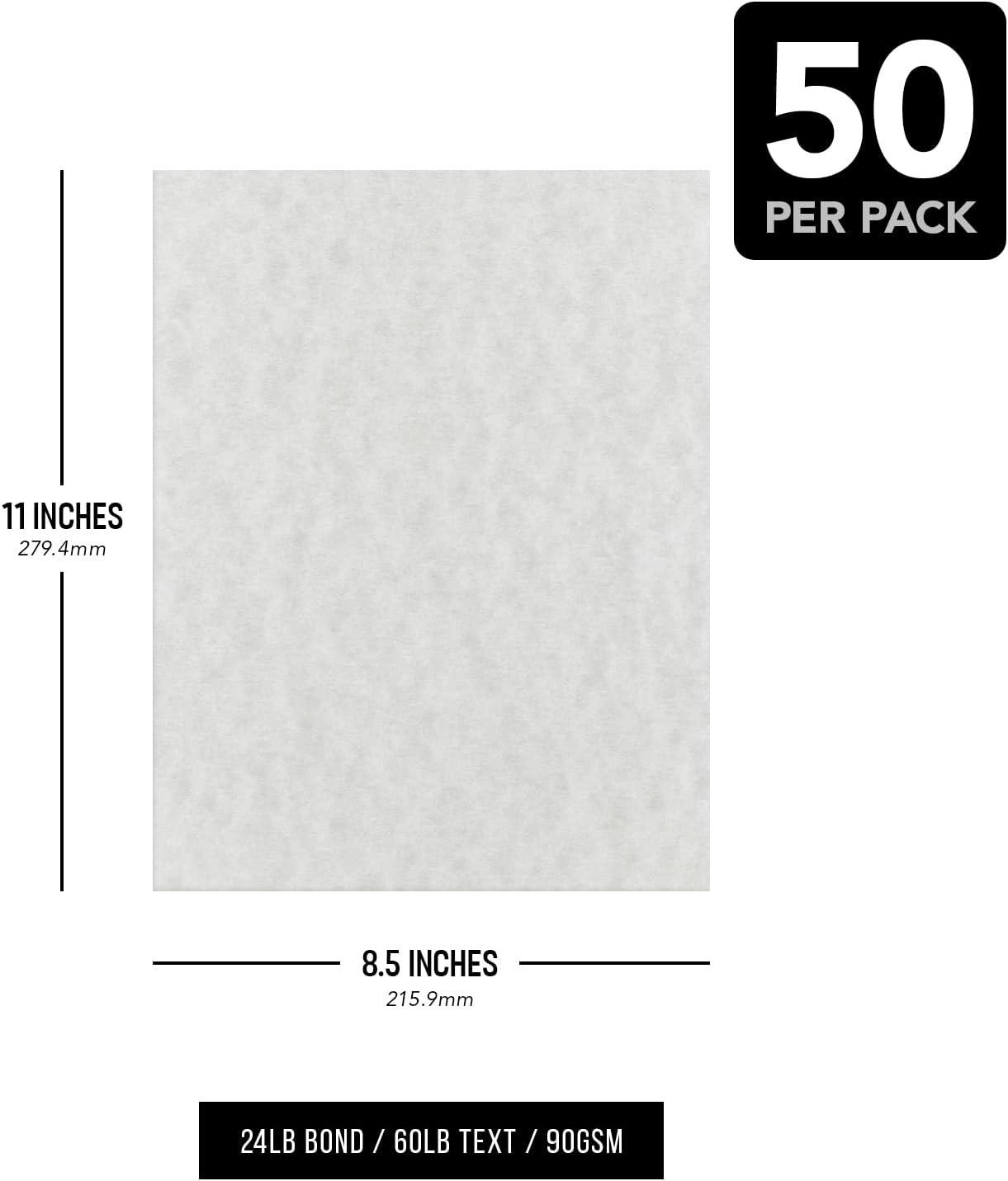 Gunmetal Parchment Paper Great for Certificates Menus and Wedding ...