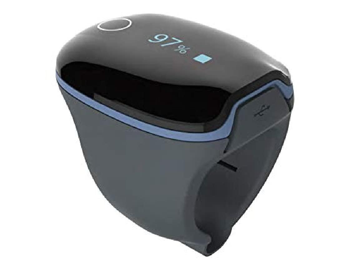 Viatom O2Ring Portable Finger Pulse Oximeter - Bluetooth Touchscreen ...