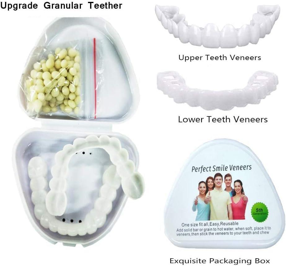 Buy 2 Pairs of DIY Snap-On Veneers | Fake Teeth for a Perfect Smile ...