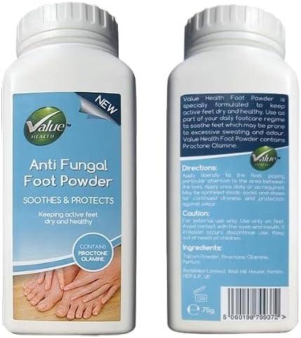 Antifungal Athletes Foot Treatment Bundle: Mycota Cream & Value Health ...