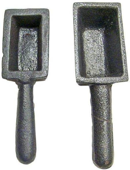 20oz & 40oz Gold Bar Loaf Cast Iron Ingot Mold for Scrap Gold Copper ...