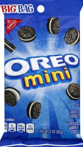 Oreo Mini Chocolate Sandwich Cookies Big Bag - 3 oz | Delicious Snack ...