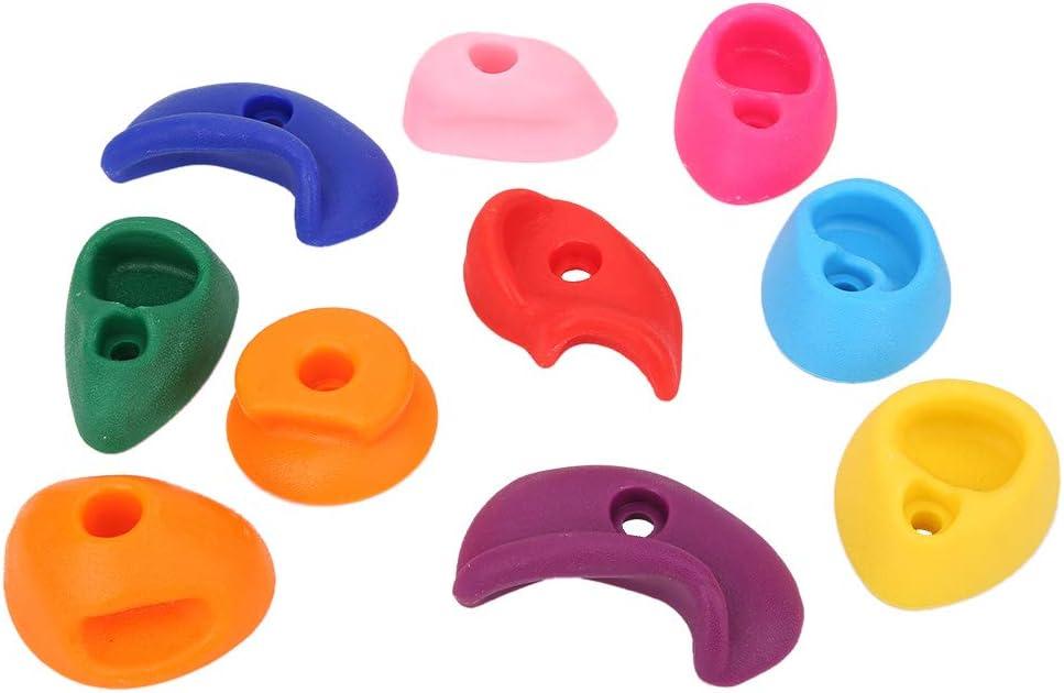 Ritoeasy 10-Piece Multi-Colored Climbing Handles for Indoor & Outdoor ...