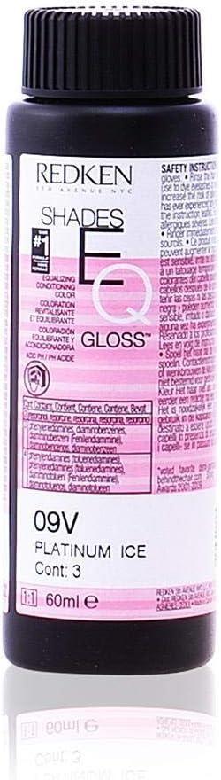 Redken Shades EQ 09V Platinum Ice 60ml - Semi-Permanent Hair Color ...