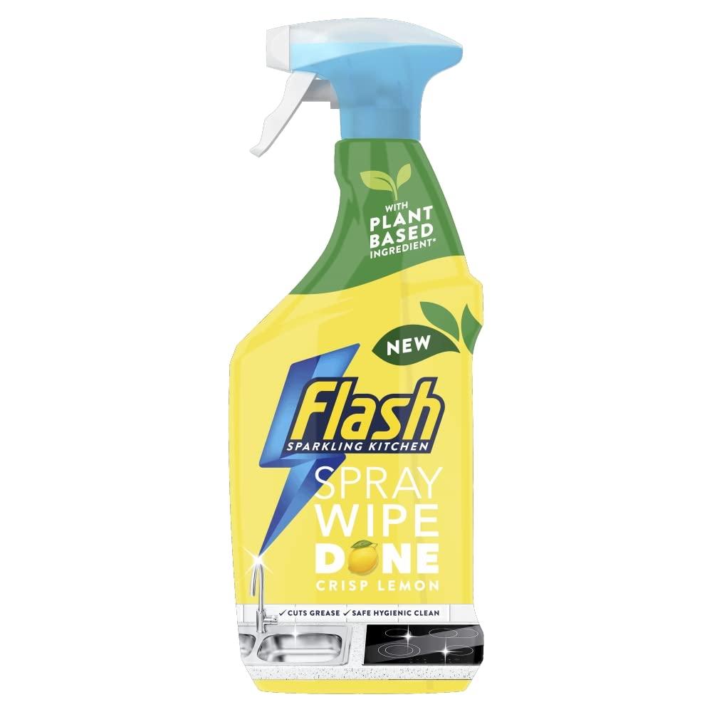 Flash Spray Wipe Done Bright Crisp Lemon Cleaning Spray 800ml | Buy Now ...
