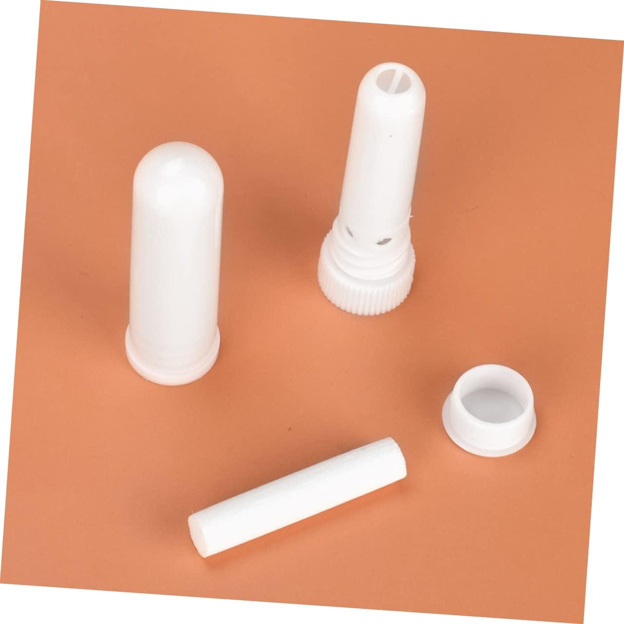 Hemoton 5pcs Peppermint Essential Oil Nasal Inhaler Tubes - White ...