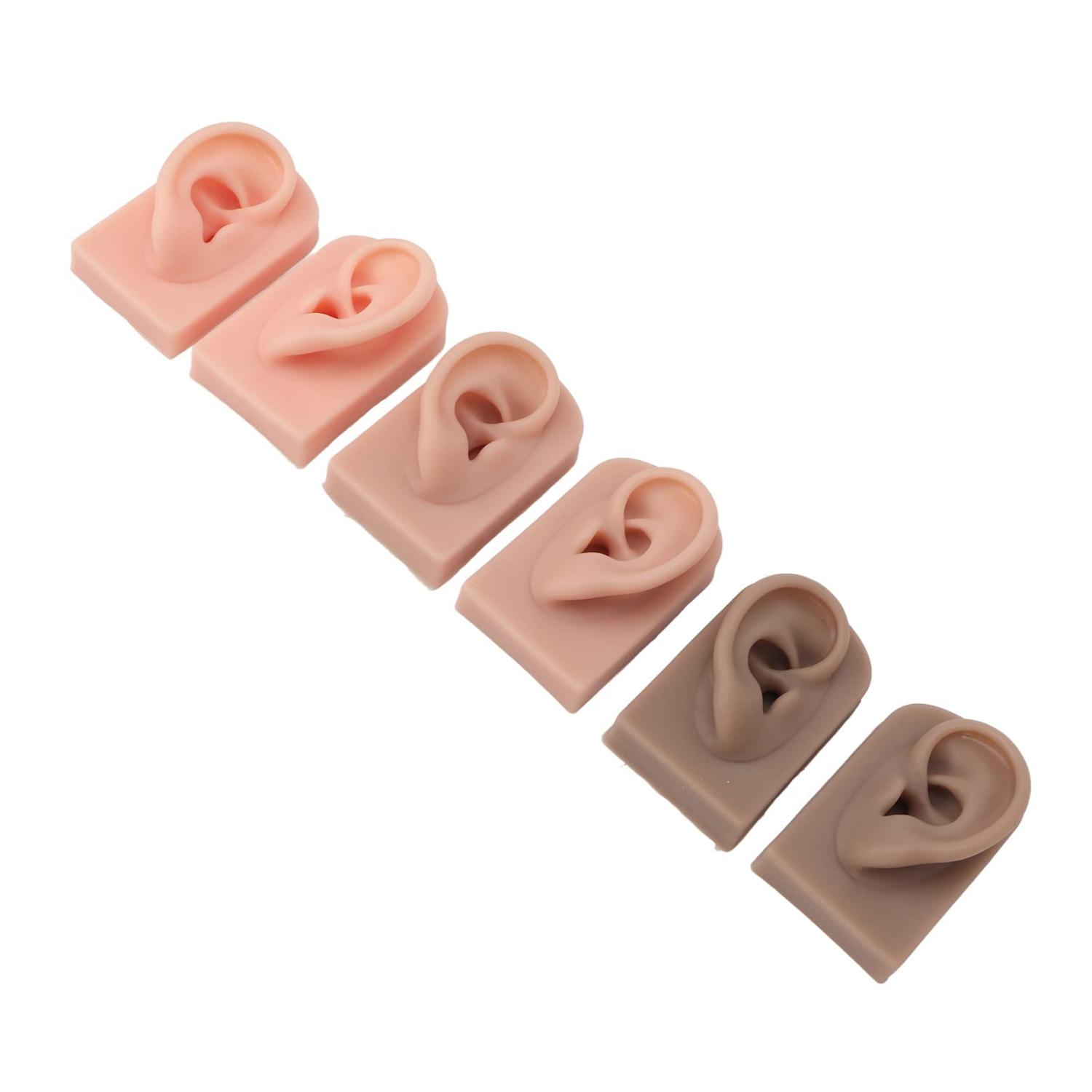 Flexible Human Ear Model - 3 Pairs, Easy to Operate, Waterproof for ...