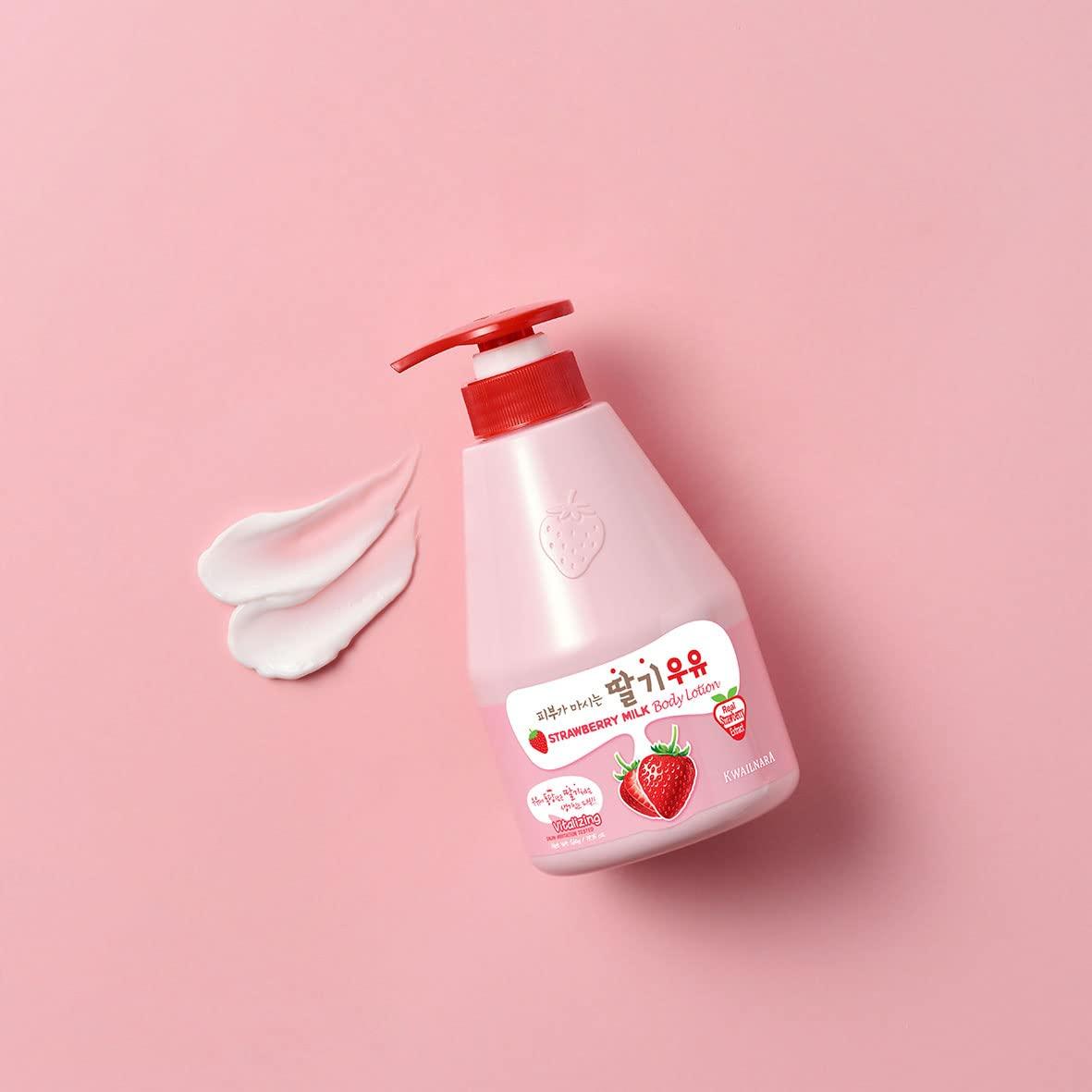 KWAILNARA Strawberry Milk Body Lotion 560g/19.75oz - Hydrating and Nourishing Formula | Buy Now ...