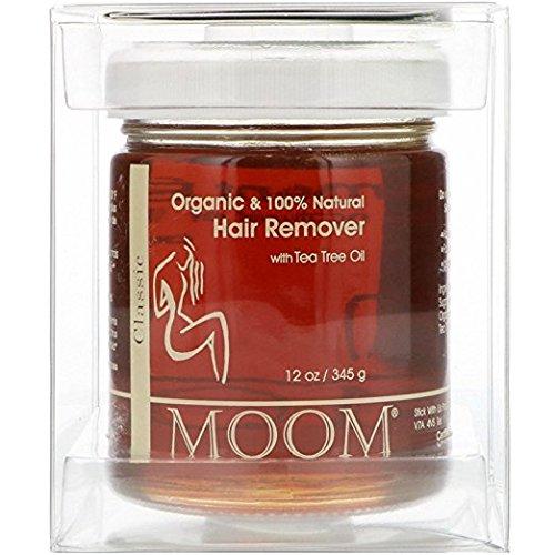 MOOM Organic Hair Remover Waxing Kit Refill - Tea Tree Oil & Lemon ...