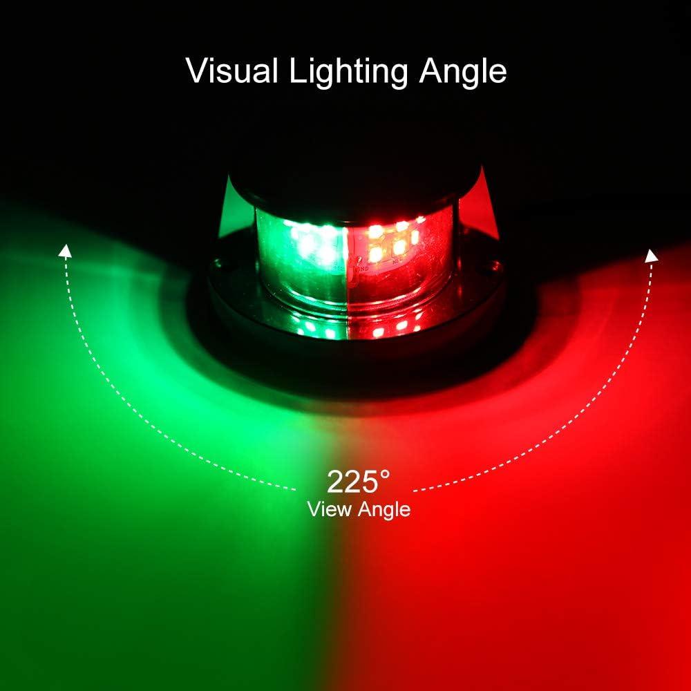Osinmax LED Boat Navigation Light - Marine Bow Light for Small Boats ...