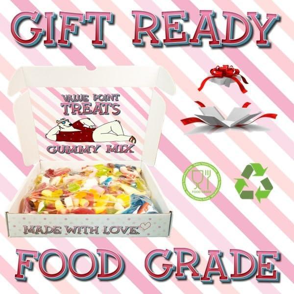 Retro Sweets Gift Box 1 KG - Pick and Mix Candy Hamper for Birthday or ...
