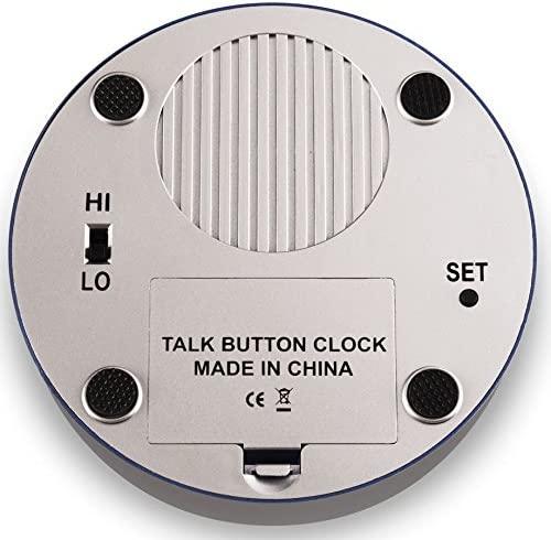 Extra Large Talking Button Clock for Blind, Elderly and Visually ...