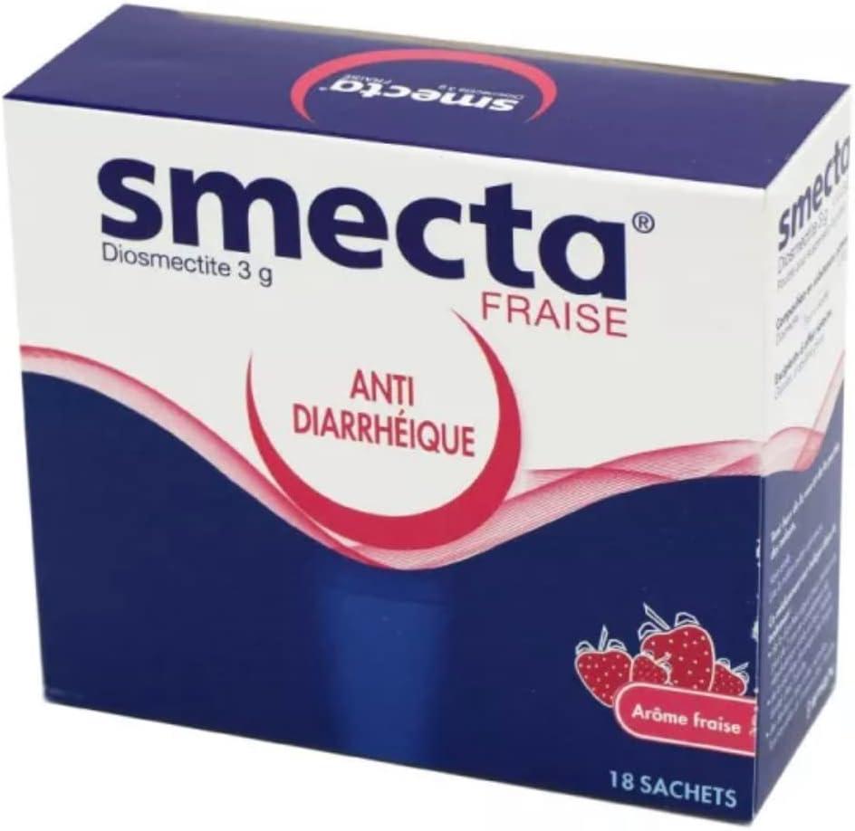 Original Smecta 3g 18 Sachets Strawberry - Natural Treatment for Acute ...