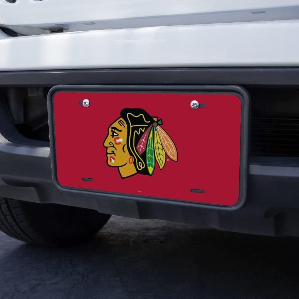Chicago Blackhawks Logo Novelty Metal License Plate - Official NHL Team ...