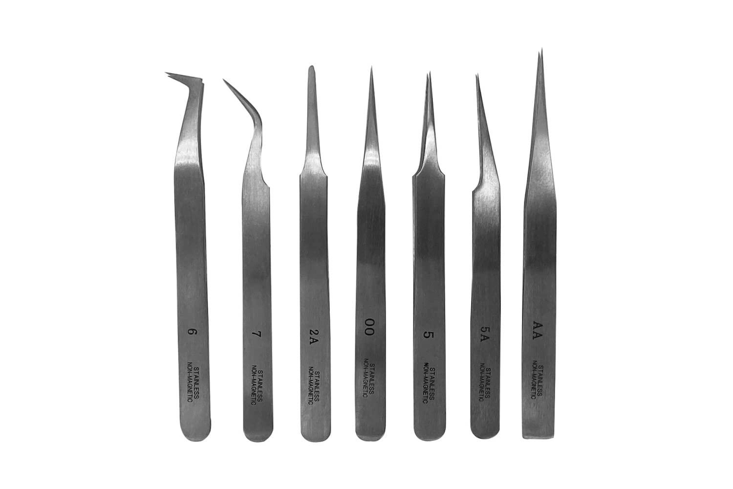 PAULIMOT 7-Piece Model Making Tweezers Set | Precision Craft Tools for ...