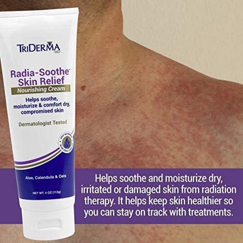 TriDerma Radia-Soothe Skin Relief Radiation Cream 4oz - Fragrance-Free ...