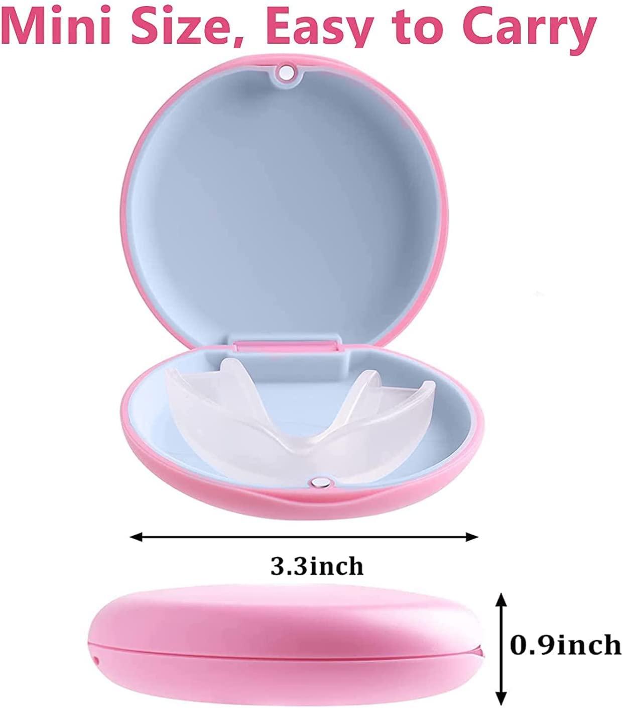 ARGOMAX Aligner Retainer Case - Pink + Light Blue Silicone ...