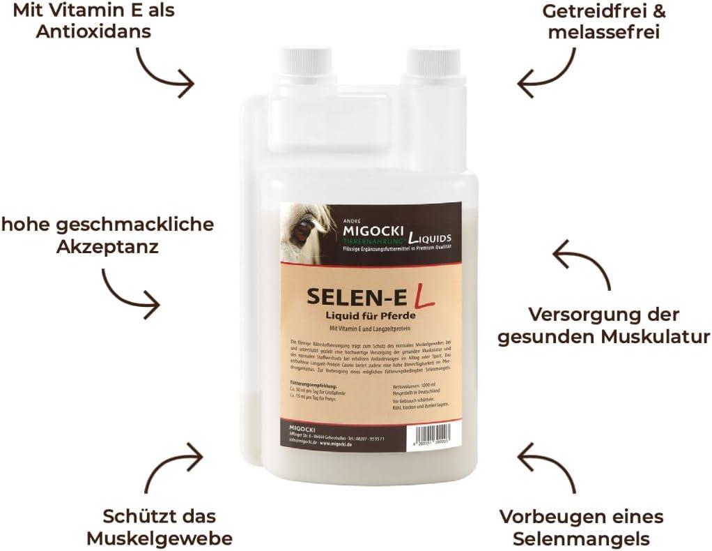 Buy Andr Migocki Selen-E Liquid for Horses | Vitamin E Supplement for ...