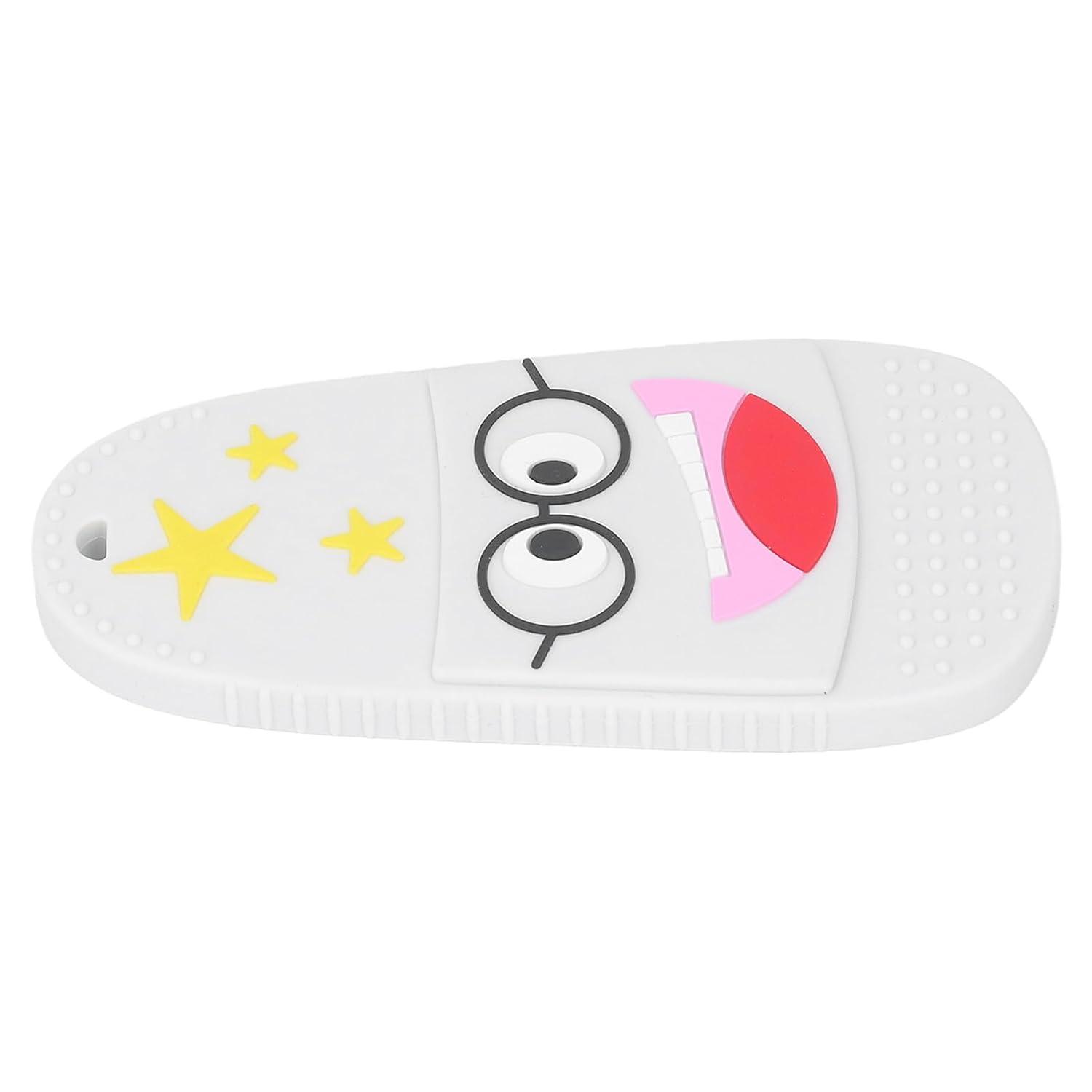 Silicone Baby Bite Ring - Slipper Shape Teething Toy with Textures ...